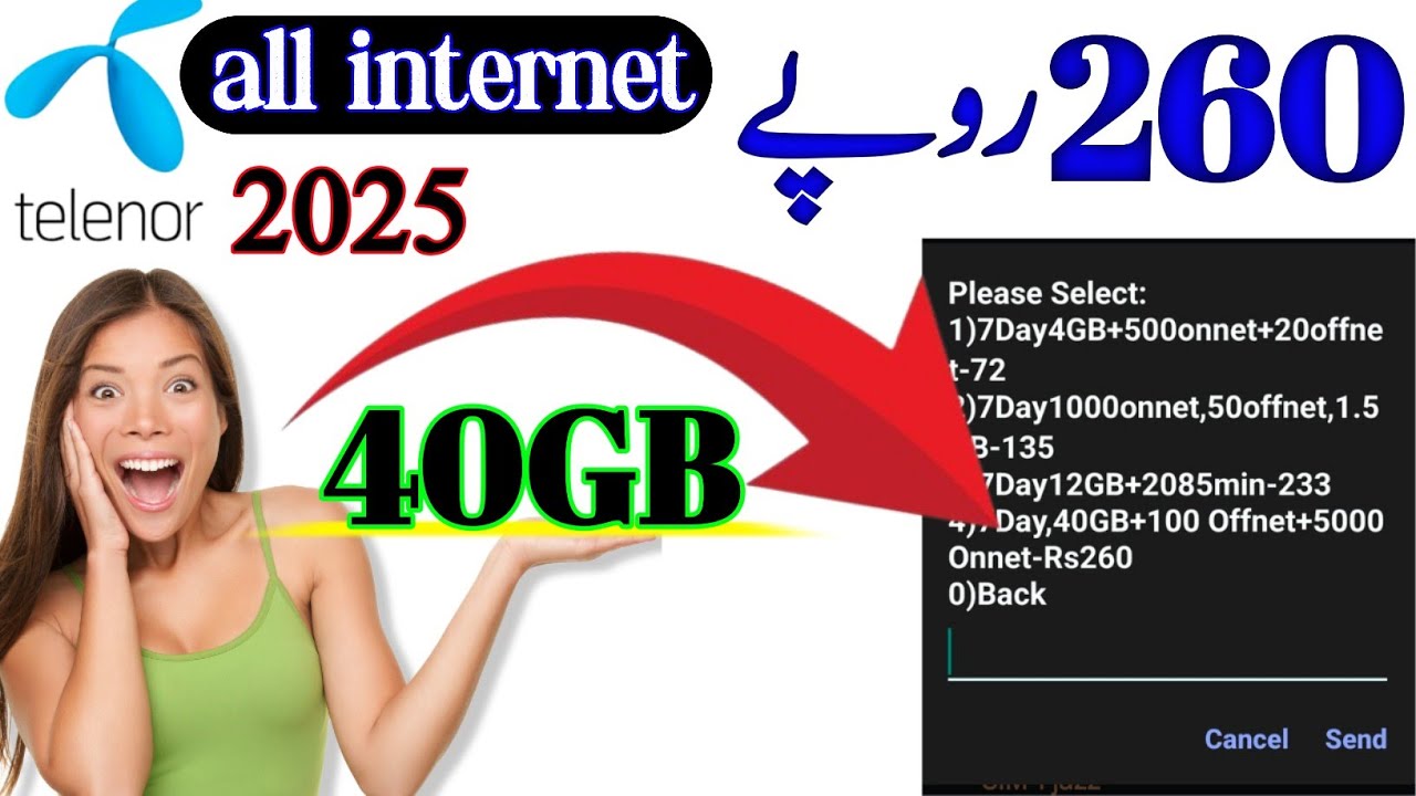 Telenor internet packages|Telenor internet packages weekly|Telenor ...