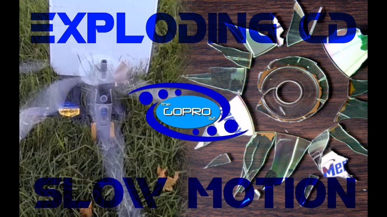 Project Time EXTRA! - Exploding CD Slow motion - YouTube