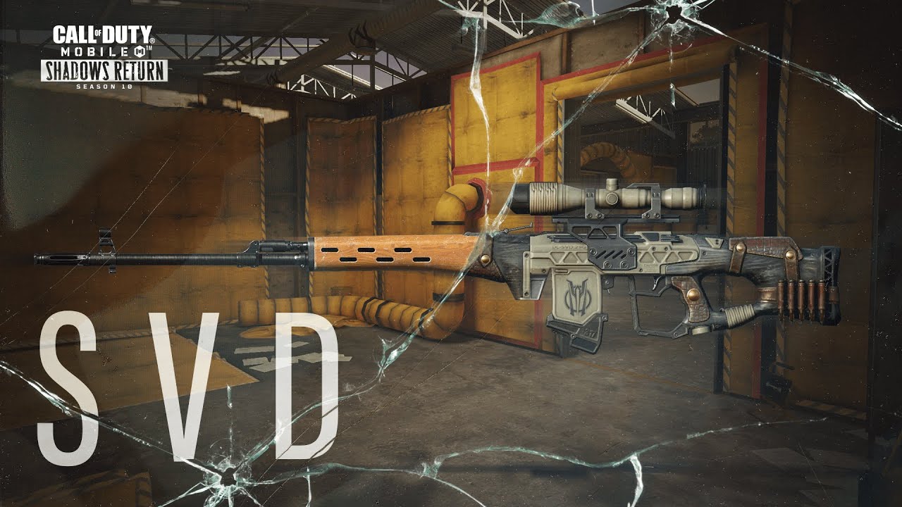 Call of Duty: Mobile - SVD Sniper Rifle กึ่งอัตโนมัติใหม่ล่าสุด - YouTube