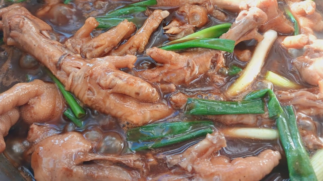 Chicken Feet Adobo Or Adidas Ng Manok Na Adobo - YouTube