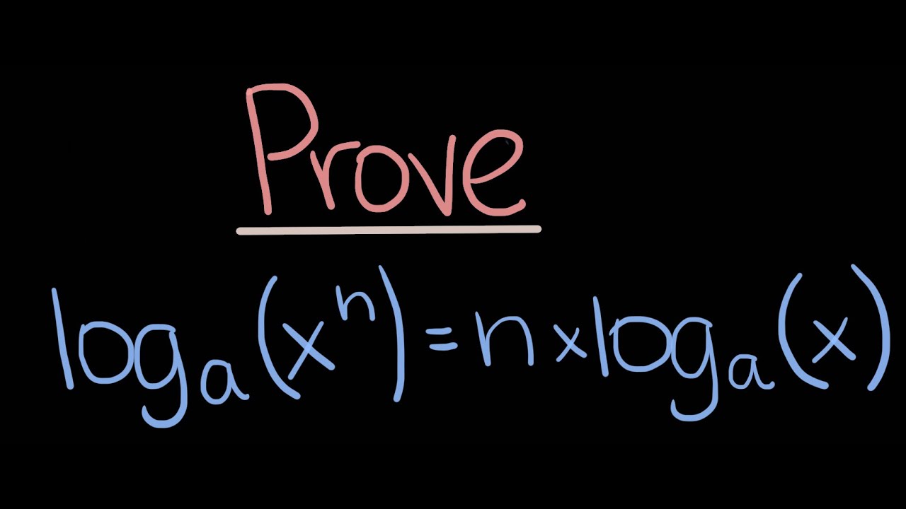 Log Power Rule Proof YouTube