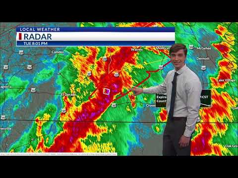 KTVE NBC 10/KARD FOX 14 Severe Weather Coverage December 13, 2022 - YouTube