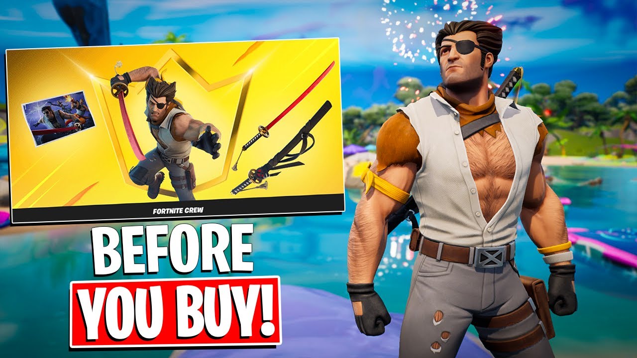 *NEW* WOLVERINE ZERO August FORTNITE CREW Pack Review! - YouTube
