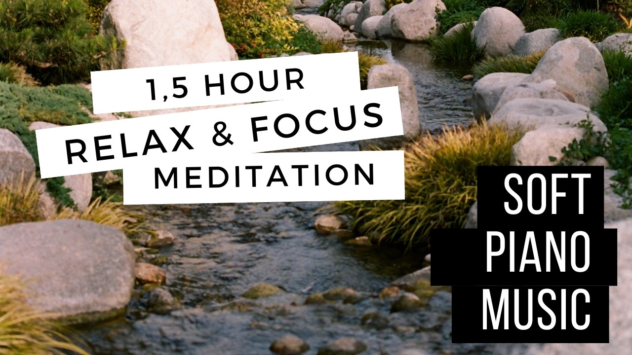 Running stream | Nature sounds | 1,5 hour track | Work focus ...