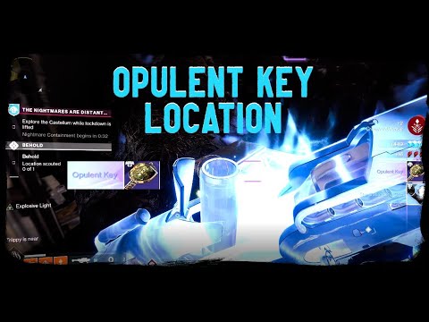 Destiny 2 Opulent Key Royal Pools Among Stately Columns Location - YouTube