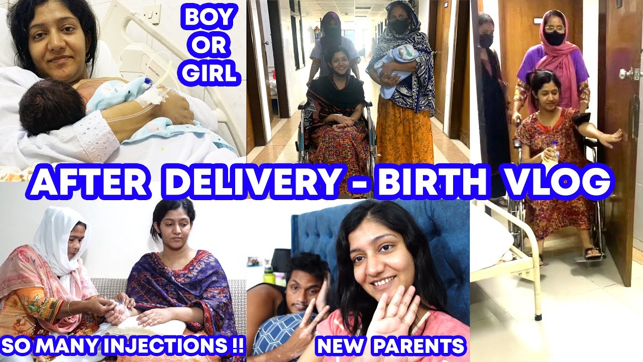 Birth Vlog | Finally Our Baby is Here | Girl Or Boy | Delivery Vlog ...