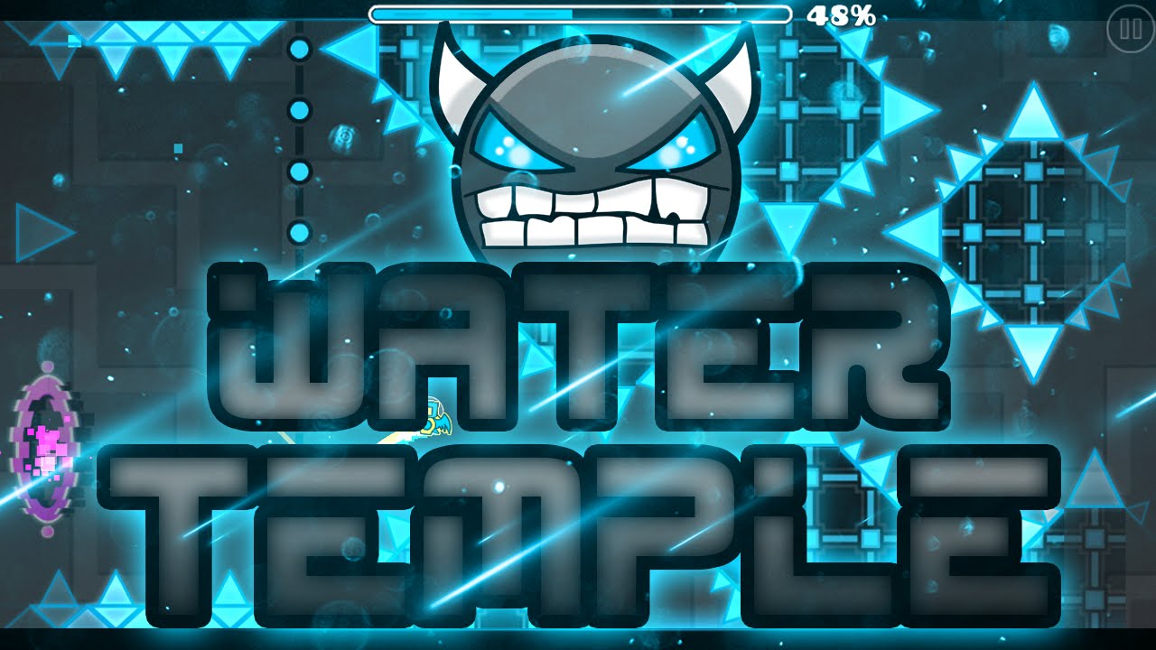Geometry Dash - Water Temple (Demon) - By Michigun - YouTube