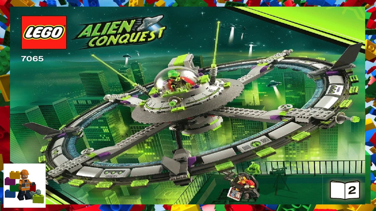 LEGO instructions - Space - Alien Conquest - 7065 - Alien Mothership ...