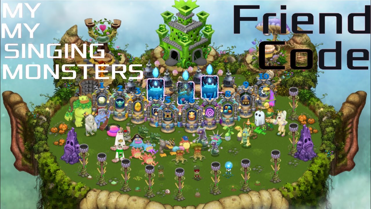 My MSM Friend Code! ( My Singing Monsters ) - YouTube