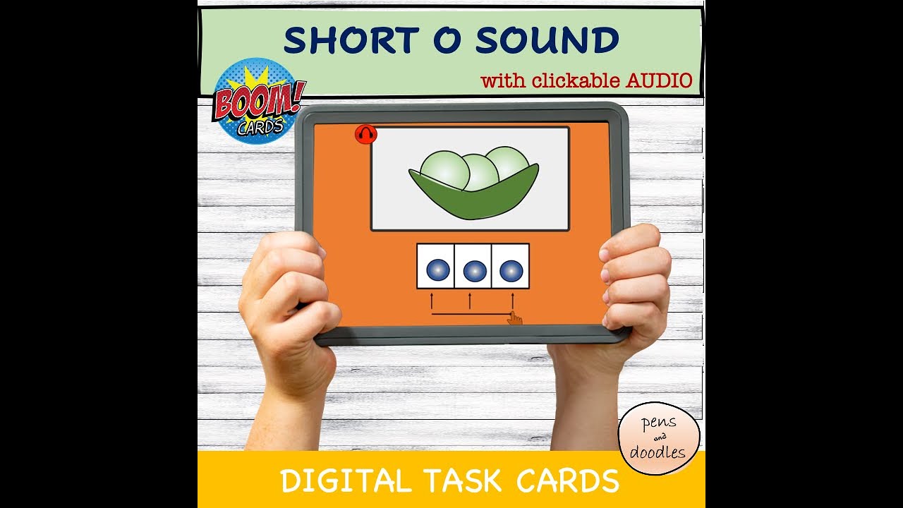 BOOM CARDS™ SHORT O SOUND - CVC Digital Task Cards - YouTube