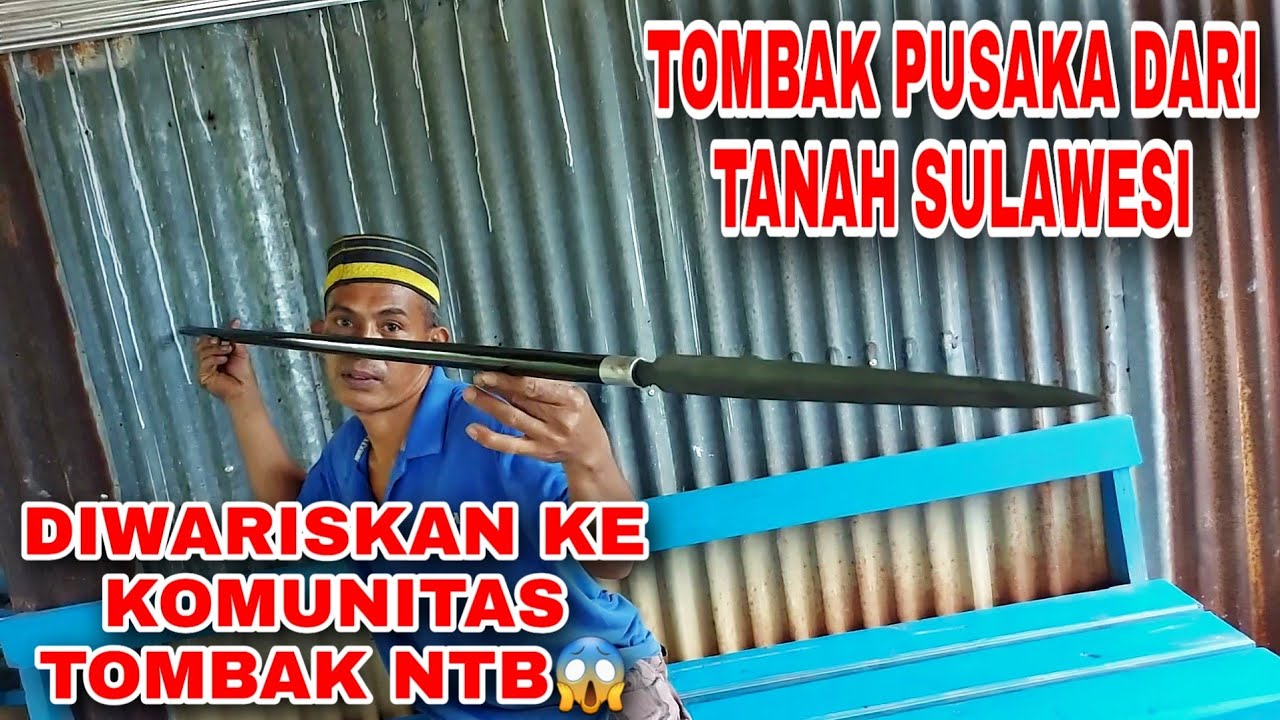 🔴Ritual Pembuatan Khusus Tombak Tanah Bugis Yang Akan Di Wariskan ...