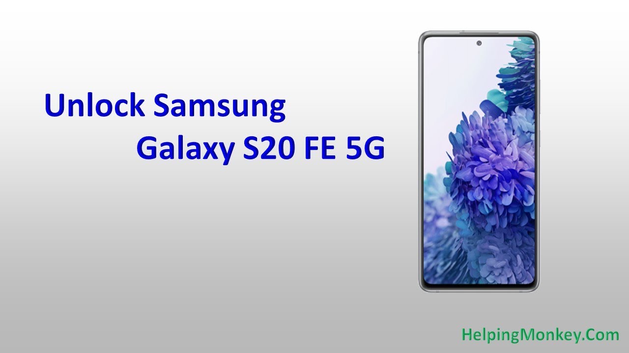 How to Unlock Samsung Galaxy S20 FE 5G Mobile - When Forgot Password ...
