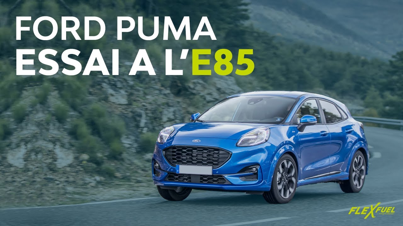 Essai - Ford Puma équipée d'un boitier E85 Flexfuel - YouTube