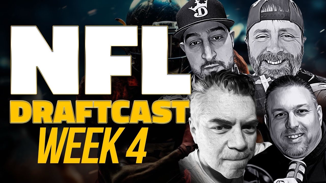 LIVE NFL Week 4 DFS Draft | VIP Guest: Statsational | NFL DraftCast ...