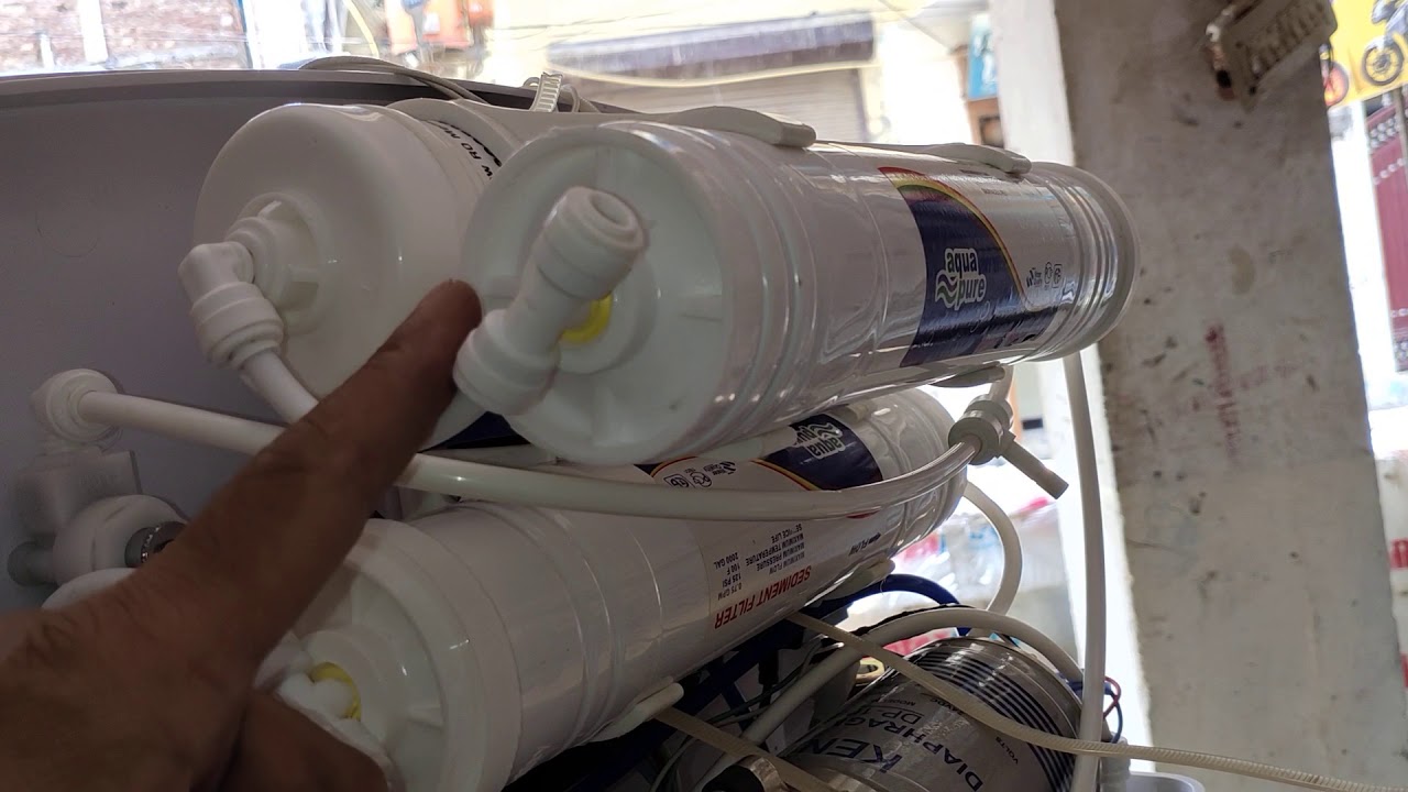 How to connect all the pipelines for Kent R O water purifier!(Urdu ...
