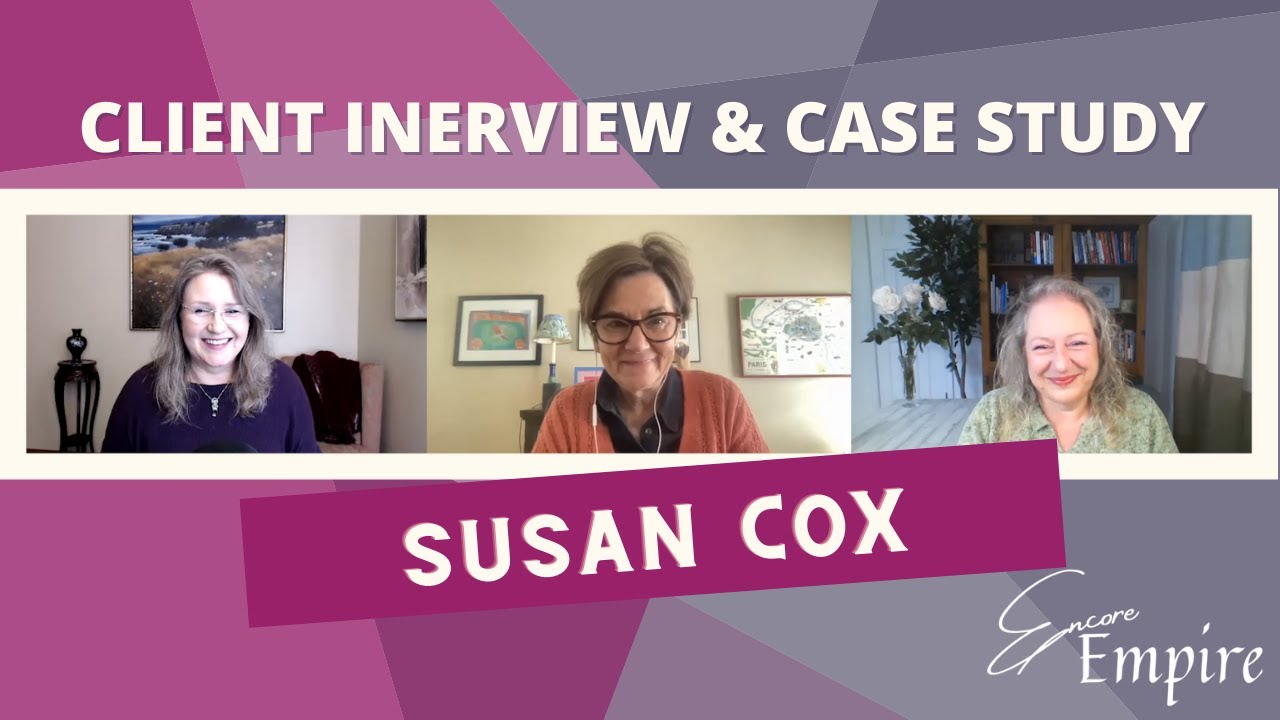 Client Interview & Case Study Susan Cox of Fiercely 50ish - YouTube