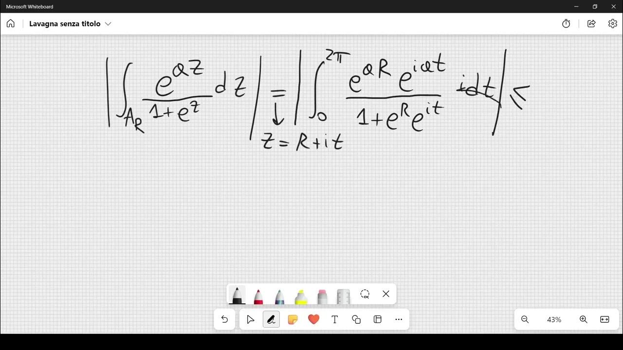 Contour integral related to the Euler reflection formula - YouTube