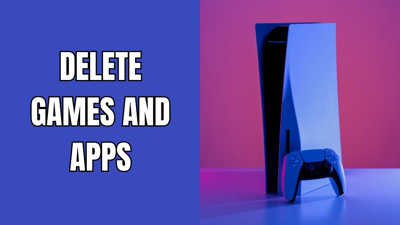 How to delete games and apps on your PS5 - YouTube