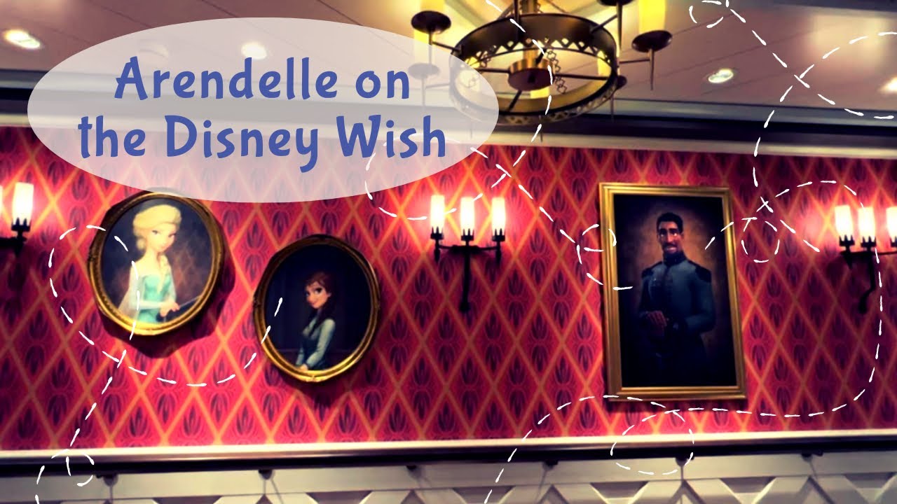 Arendelle Restaurant Disney Wish 2022 Disney Cruise Line Frozen Anna ...