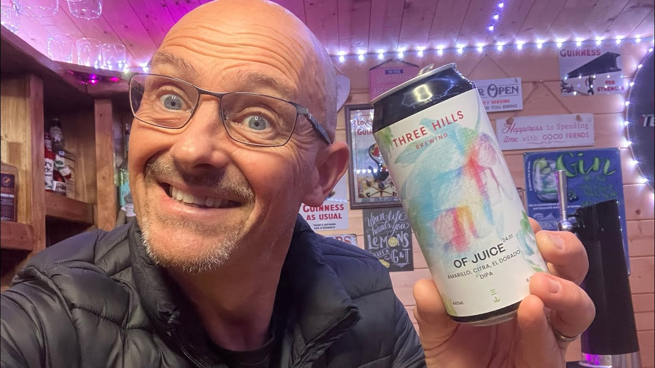 Three Hills Brewing. Of Juice Double IPA , 440ml can . 8%ABV ...