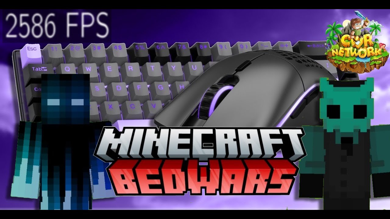 (CWR BEDWARS) MINECRAFT BEDWARS | ASMR SOUNDS | Smooth Gameplay | - YouTube