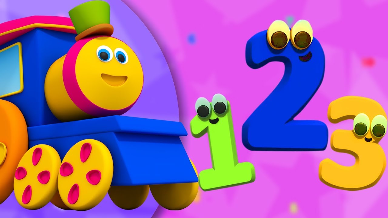 bob kereta api | ajar nombor | belajar video | Bob Number Train ...