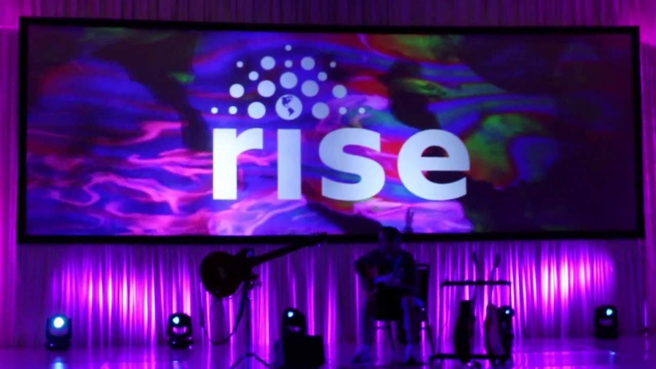 Projection Mapping with Resolume for a Company Gala - YouTube
