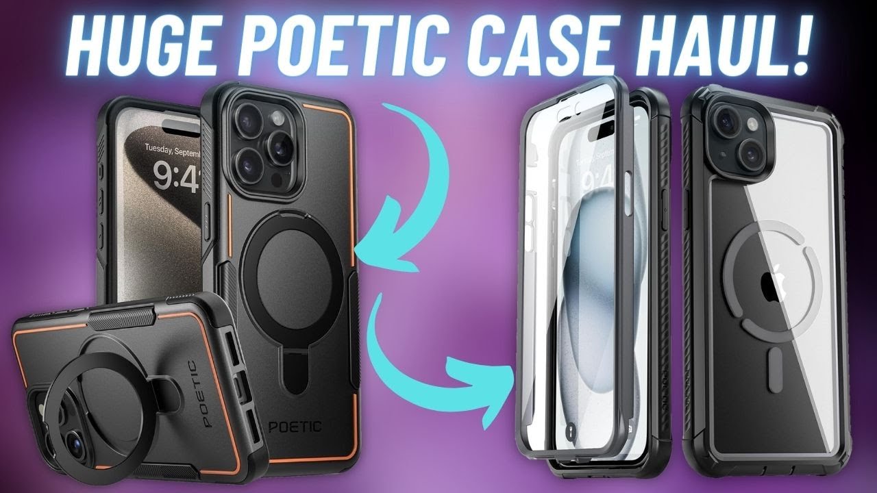 Poetic iPhone 15 Series Case HAUL! Unboxing & Review of the Latest ...