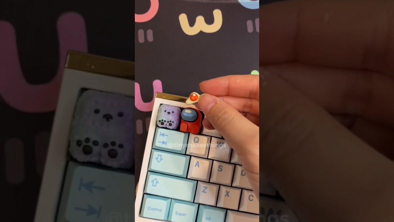 these among us keycaps are so cool #shorts - YouTube