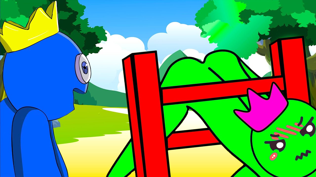 Blue Loves Green Roblox Rainbow Friends Animation Youtube