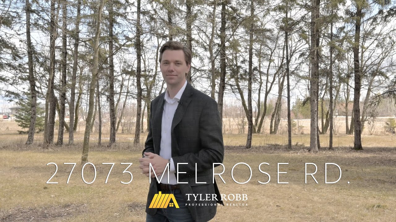 27073 Melrose Road, Springfield MB - Property Tour - Tyler Robb: Professional Realtor - YouTube