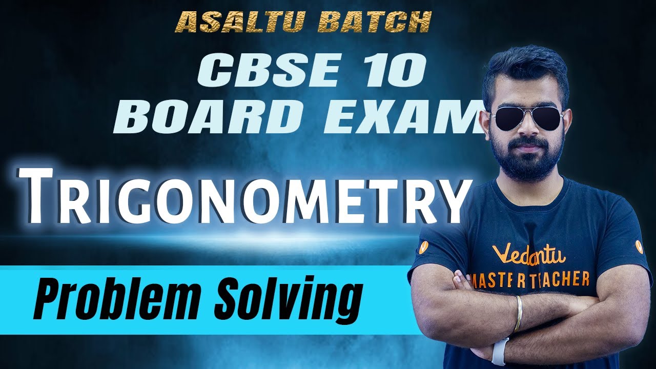 Trigonometry | Problem Solving Marathon | Class 10 | CBSE 2024🔥 Shimon Sir - YouTube