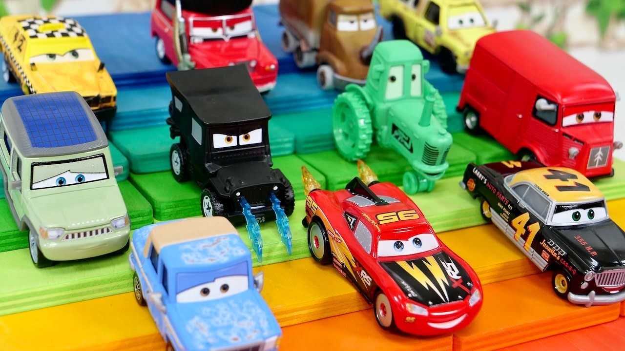 Disney Pixar Cars ☆ Check out 11 type Cars minicars and test drive them ...