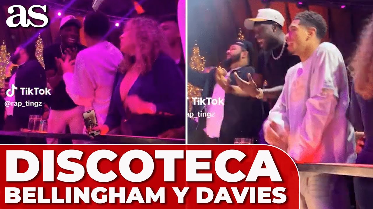 BELLINGHAM y ALPHONSO DAVIES en una DISCOTECA en DUBÁI - YouTube