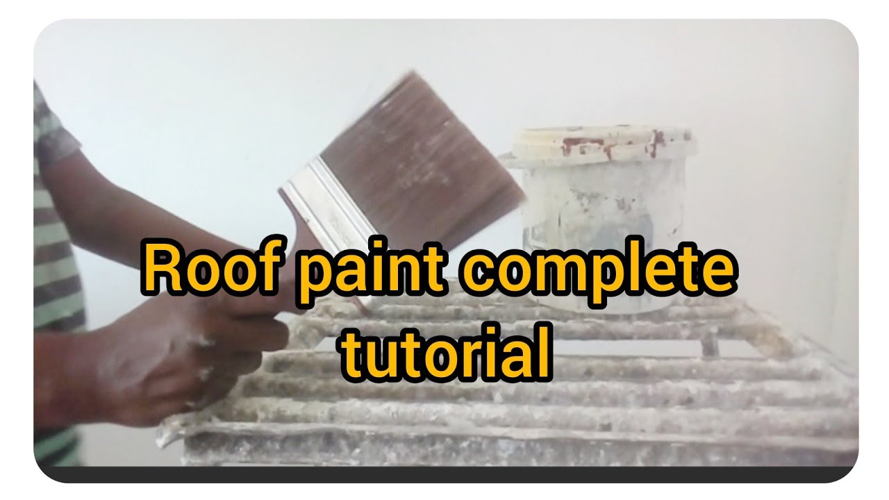 Roof paint final Coat || Paint Ideas || Paint Studio - YouTube