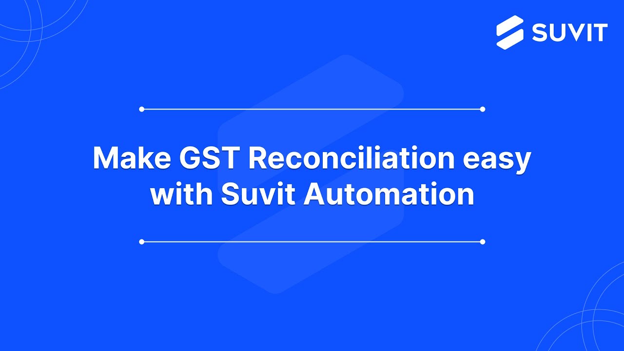 GST Reconciliation in Suvit Software: Simplify Your Tax Process - YouTube