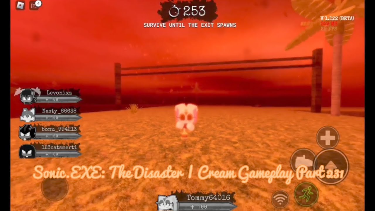 Sonic.EXE: The Disaster | Cream Gameplay Part 231 - YouTube