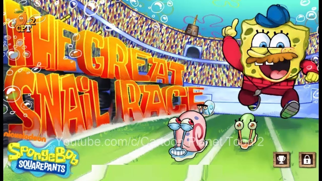 SpongeBob Squarepants | The Great SnailL Race - YouTube