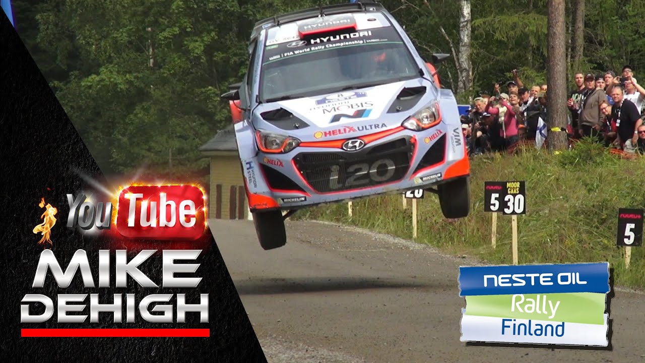 WRC Rally Finland 2015 Ouninpohja CRAZY JUMPS - YouTube