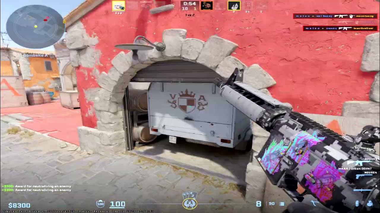 first ace on CS2 - YouTube