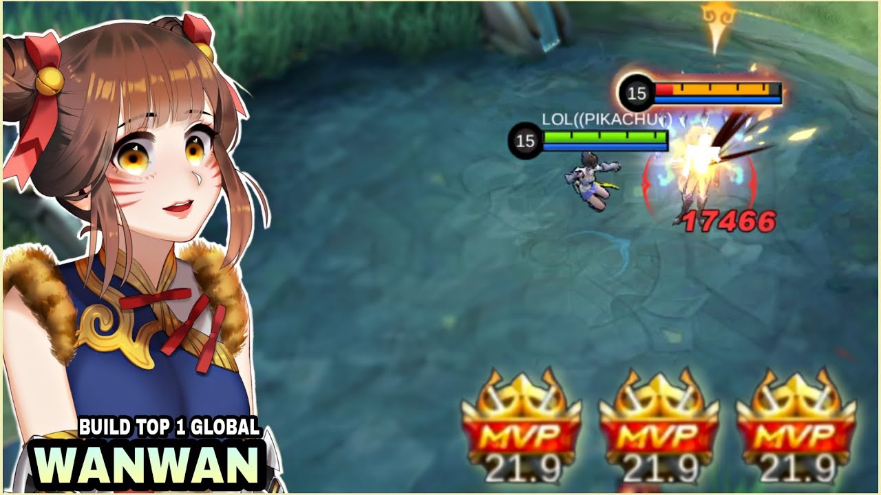 WANWAN BEST BUILD 2022 | INSANE DAMAGE | BUILD TOP 1 GLOBAL WANWAN ...