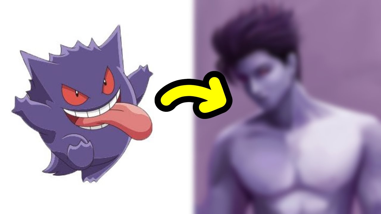 I MAKE GENGAR INTO HOT GUY - YouTube