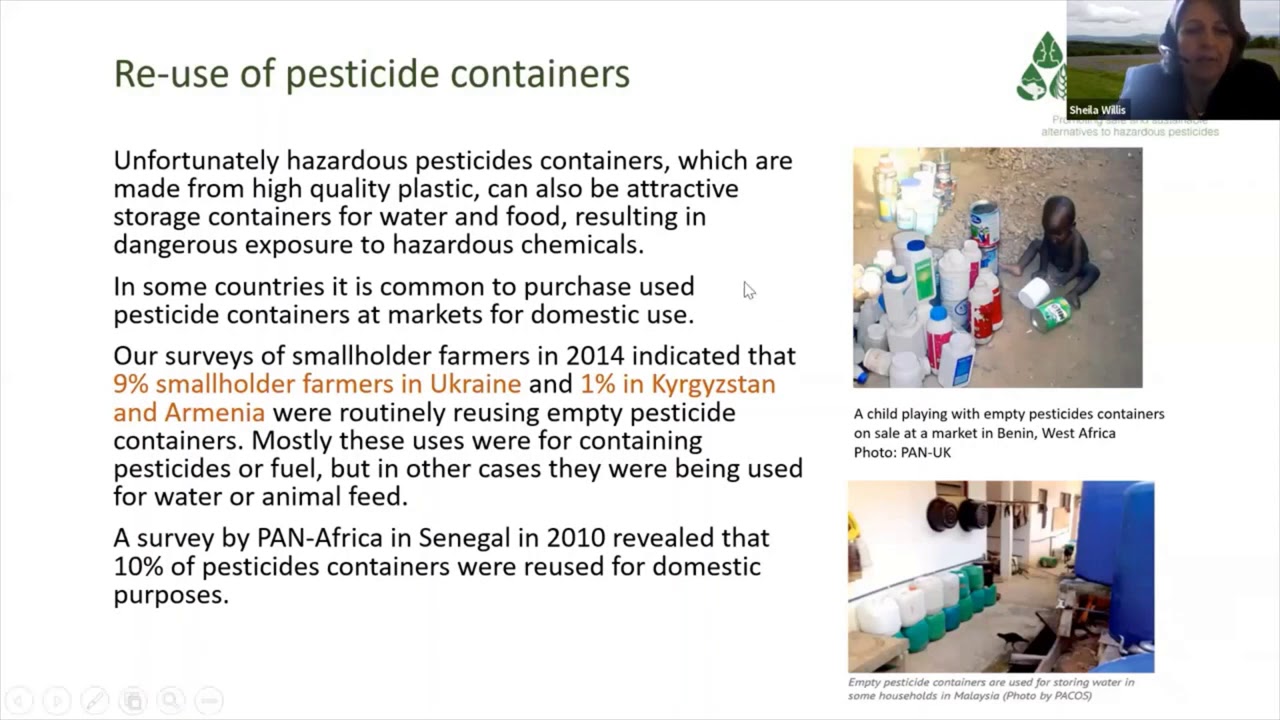 FAO-GEF Webinar: Managing empty pesticide containers in Central Asia ...