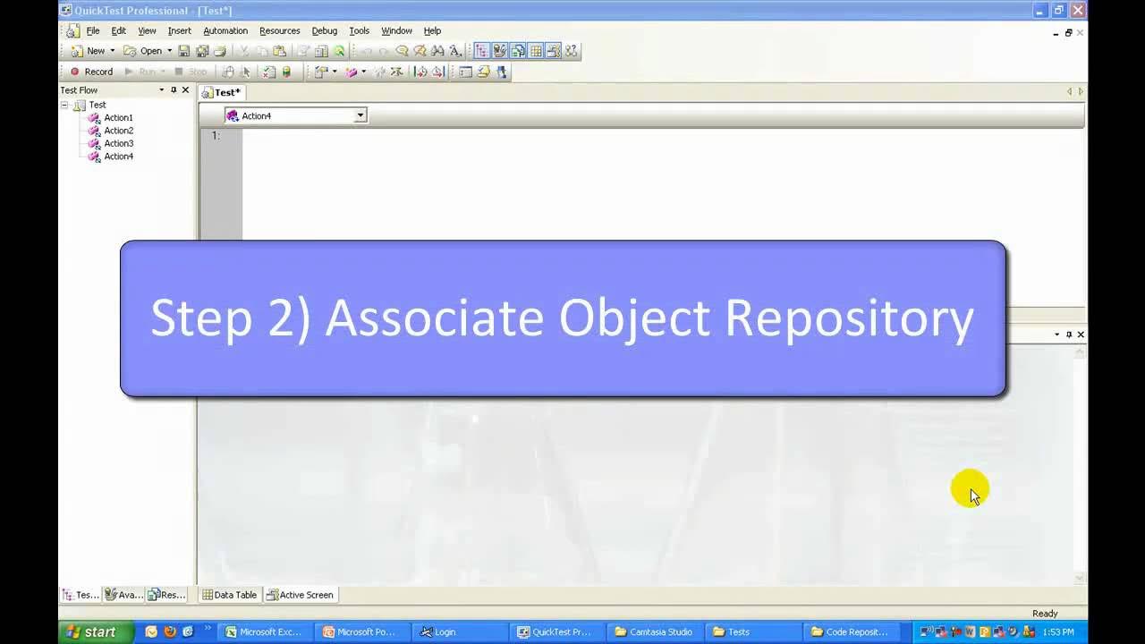 How to create Shared Object Repository in QTP - YouTube