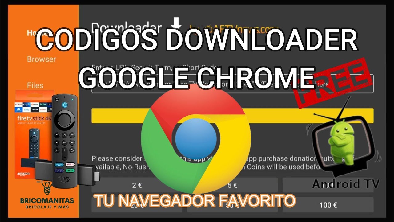 MEJORES CODIGOS DOWNLOADER, CODIGO PARA GOOGLE CHROME,EL NAVEGADOR ...