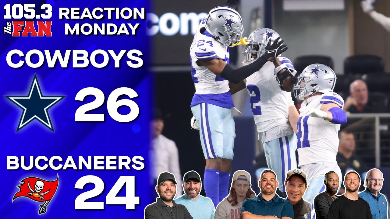Reaction Monday: Cowboys 26, Buccaneers 24 - YouTube
