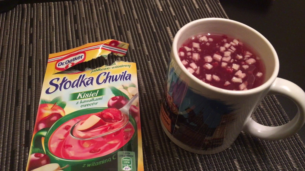 Dr. Oetker - Slodka CHwila - Kisiel z kawalkami owocow jablkowo ...