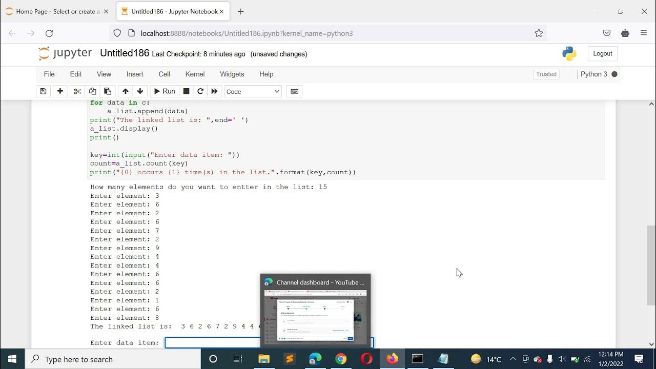 Python Program to Count Number of Occurrences of an Element in Linked ...