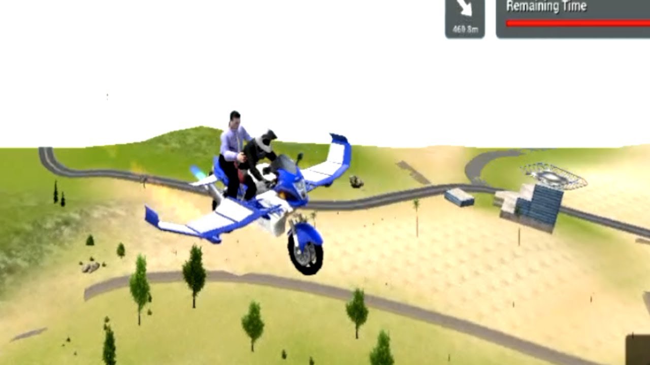 Flying Motorbike Simulator #1 Android Gameplay - YouTube