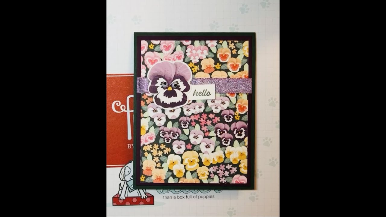 Disney-Inspired Alice in Wonderland Pansy Card - YouTube